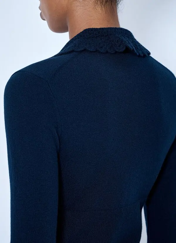 Chloé Fitted Logo Cardigan