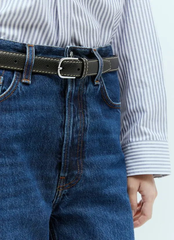 TOTEME Slim Leather Belt