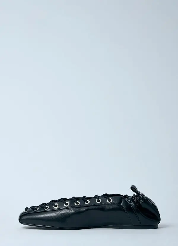 GANNI Oleatex Ballerina Flats