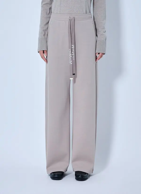 Max Mara Drawstring Wide-leg Trousers - Beige