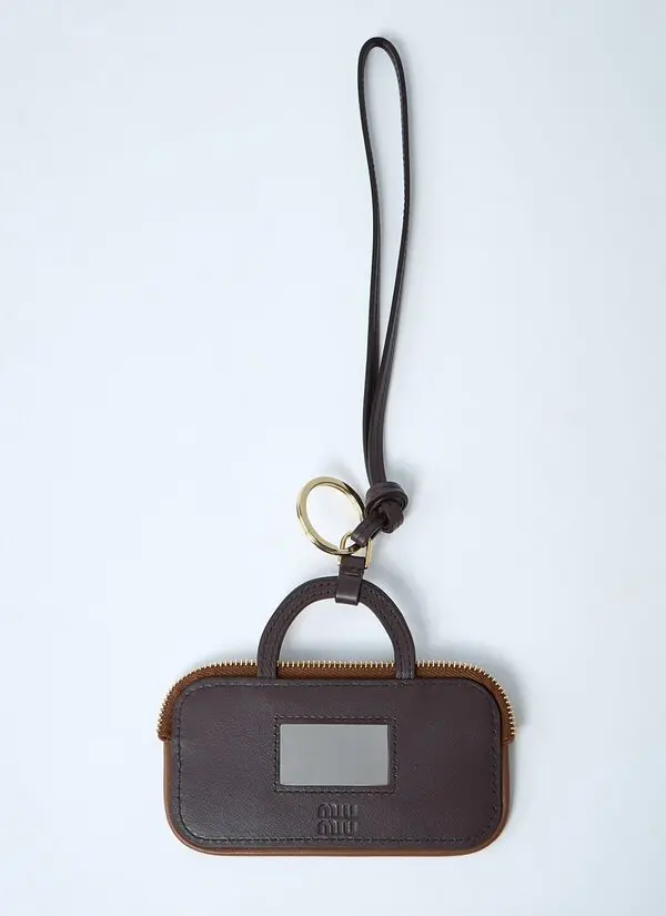 Miu Miu Arcadie Leather Keyring