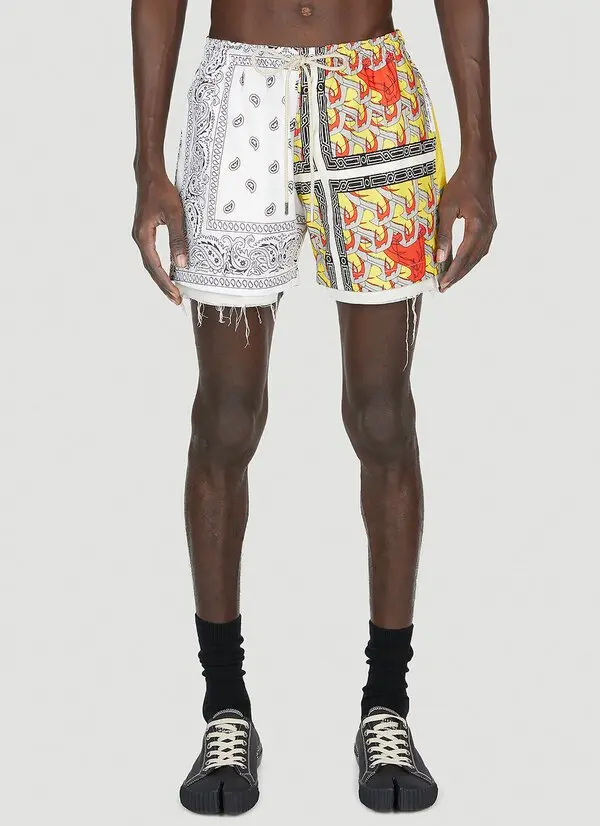 CHILDREN OF THE DISCORDANCE Yagi Bandana Shorts - Grey