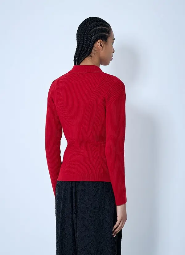 Dries Van Noten Rib Cardigan