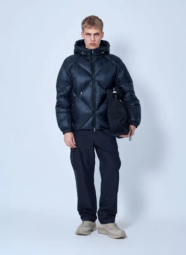 Moncler Valclaire Hooded Diamond-quilted Down Jacket