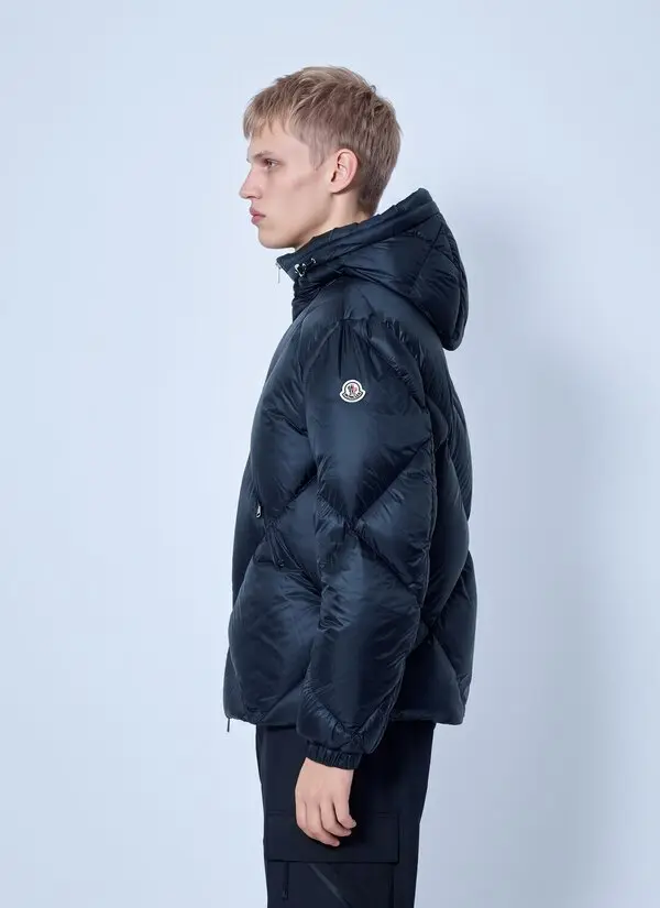 Moncler Valclaire Hooded Diamond-quilted Down Jacket