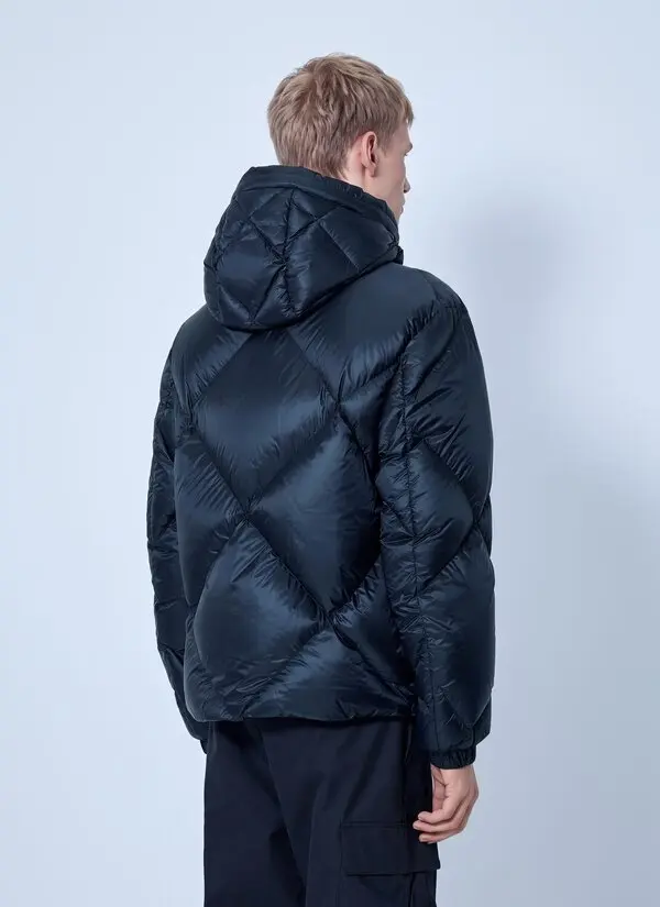 Moncler Valclaire Hooded Diamond-quilted Down Jacket