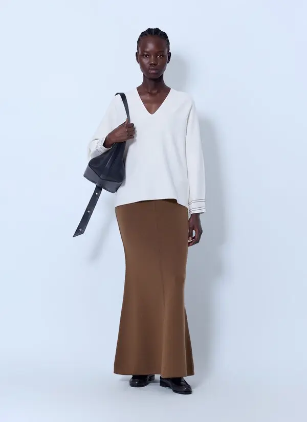Max Mara Knitted Maxi Skirt