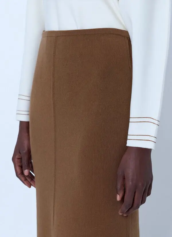 Max Mara Knitted Maxi Skirt