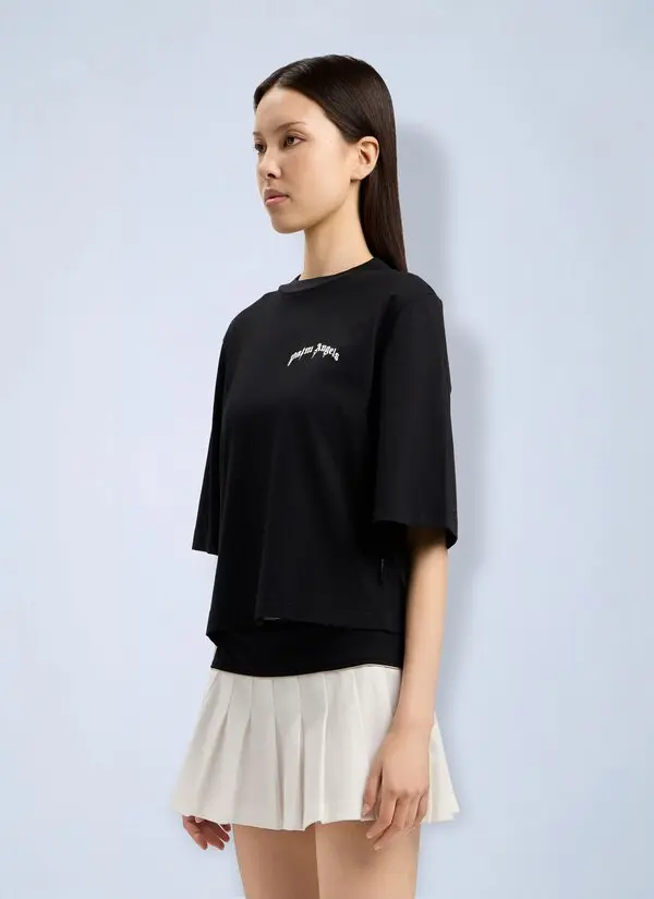 Palm Angels Mini Curved Logo Boxy T-shirt