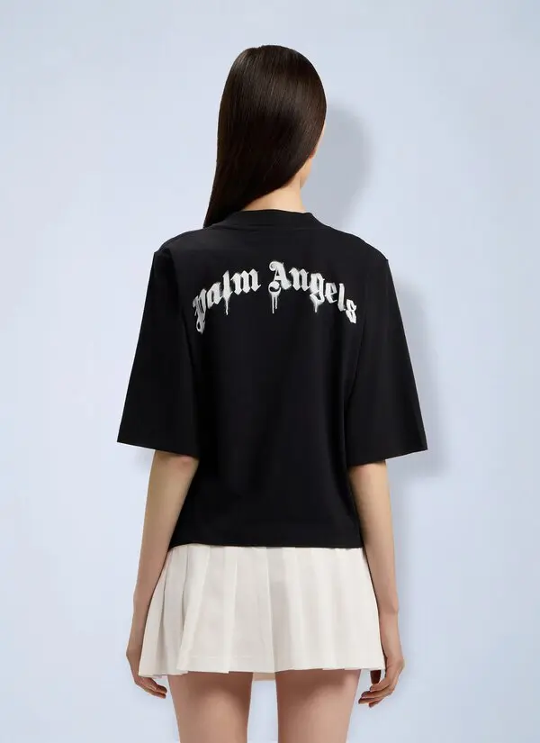Palm Angels Mini Curved Logo Boxy T-shirt