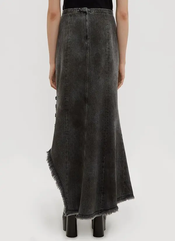 OLIVER THEYSKENS Hook And Eye Asymmetric Skirt