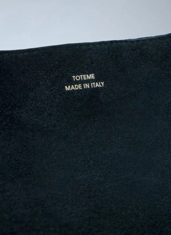 TOTEME Medium Bevel Suede Shoulder Bag
