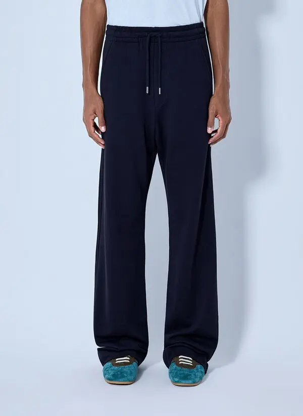 Dries Van Noten Hamer Straight-leg Sweatpants - Navy