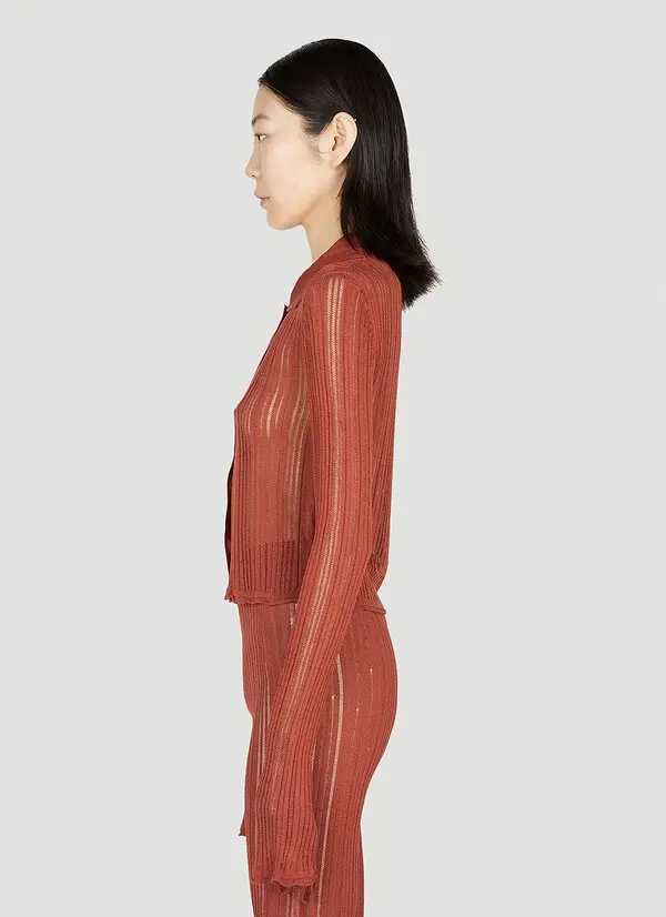 MARCO RAMBALDI Ribbed Knit Shirt
