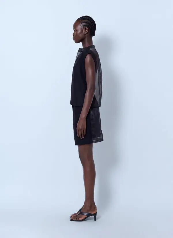 Sportmax Sheer Overlay Dress