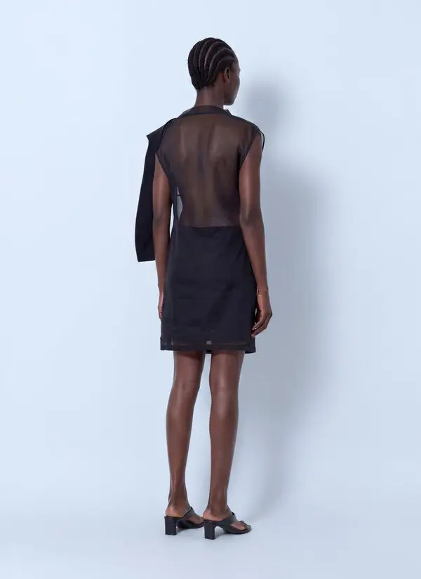 Sportmax Sheer Overlay Dress