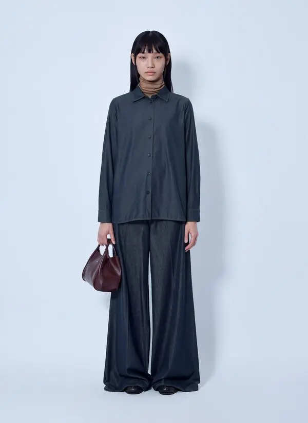 Max Mara Button-down Denim Shirt