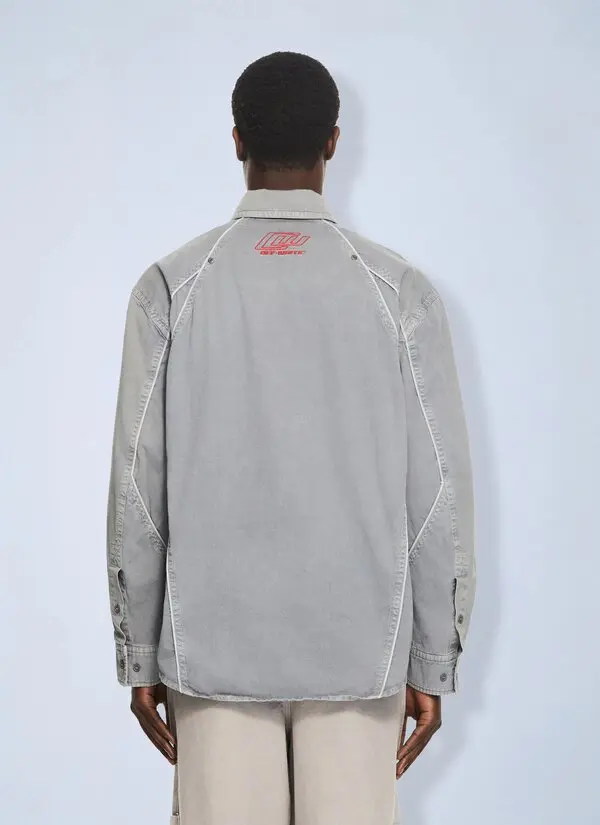 Off-White Garment-dyed Sporty Shirt