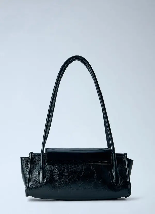 Marni Trunkette Leather Shoulder Bag