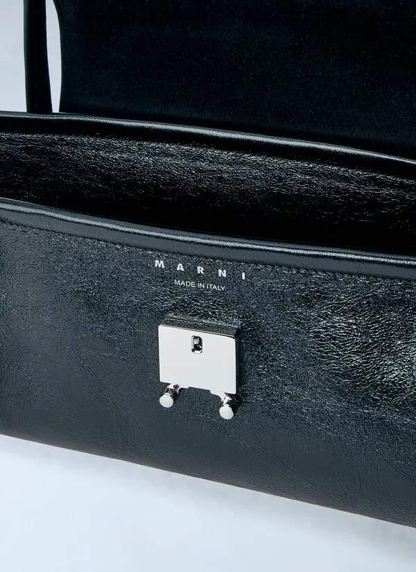 Marni Trunkette Leather Shoulder Bag