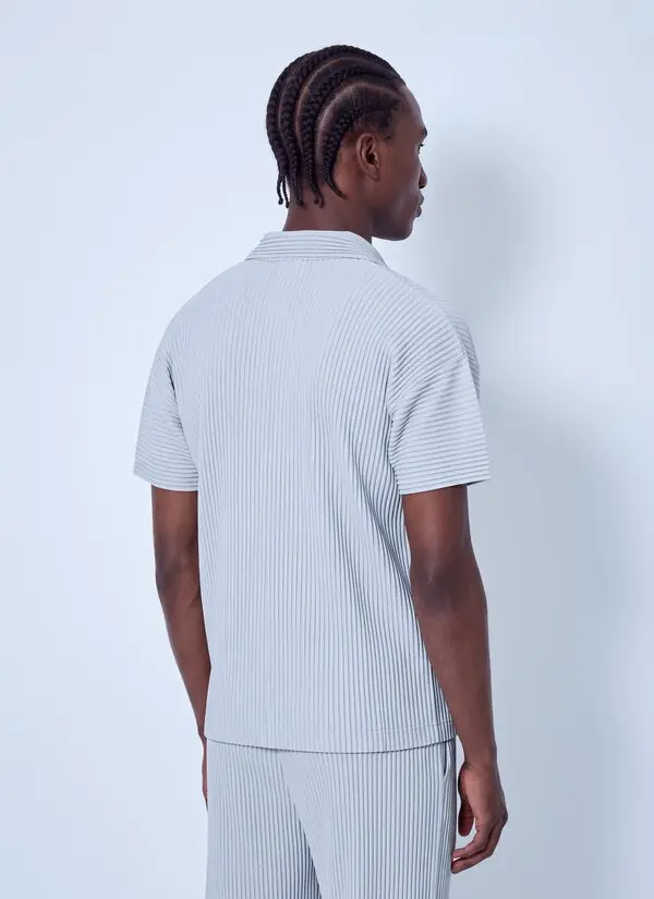 Issey Miyake Basics Polo Shirt - Grey