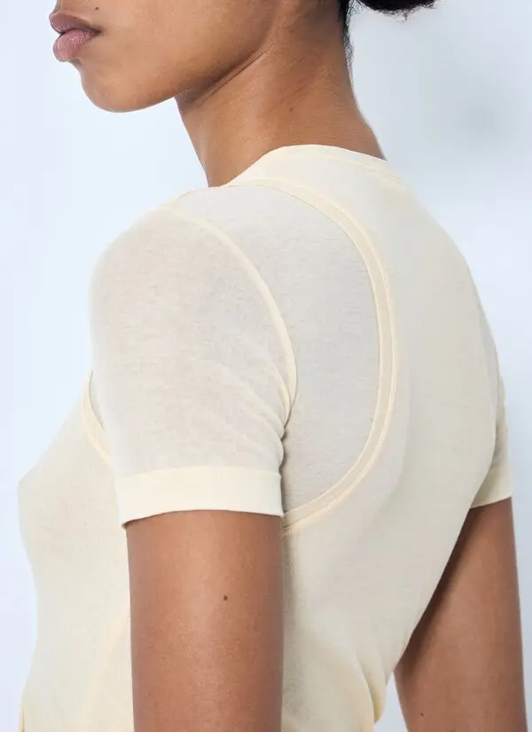 JIL SANDER Layered T-shirt - Beige