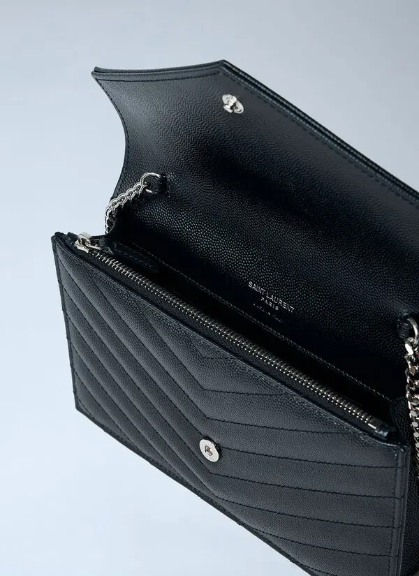 Saint Laurent Cassandre Envelope Chain Wallet