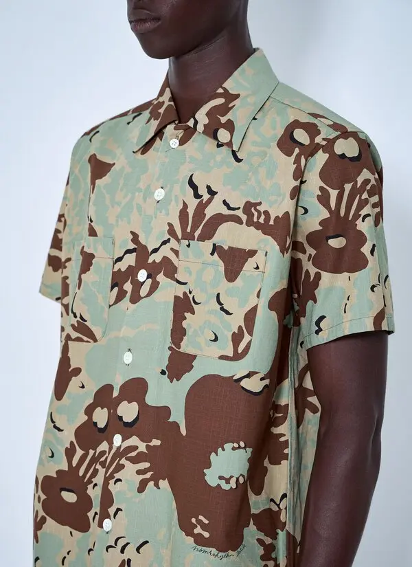 NOMARHYTHM TEXTILE Camo Flower Summer Shirt