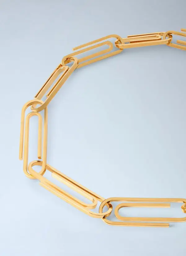 Off-White Paperclip Chain Necklace