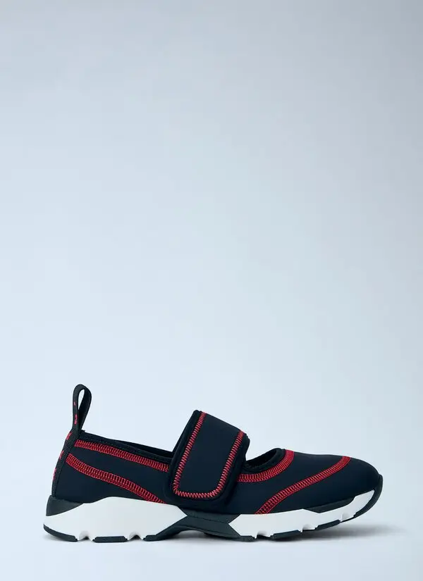 Marni Mary Jane Running Sneakers - Navy