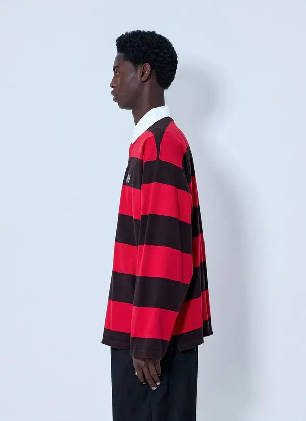 Balenciaga Striped Rugby T-shirt