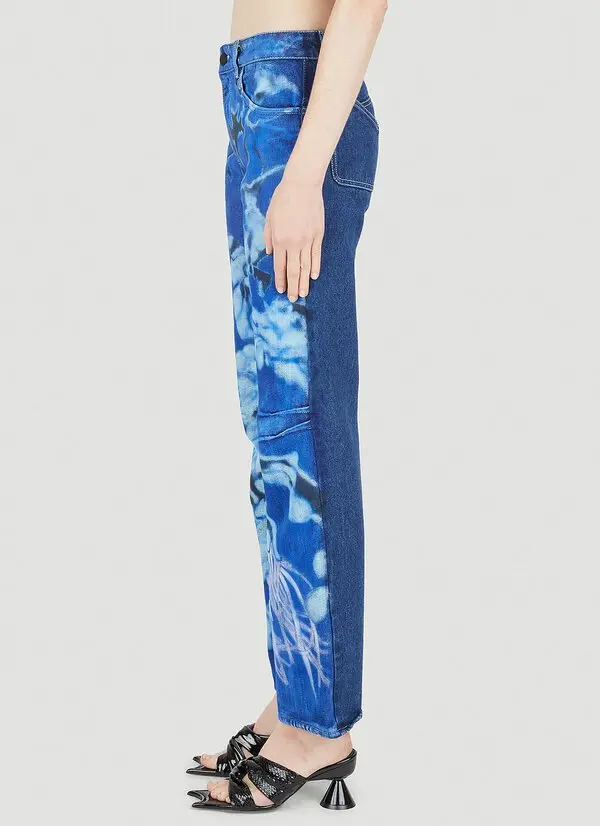 Paula Canovas Del Vas Printed Jeans