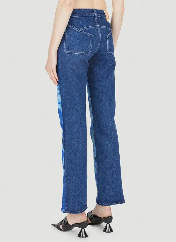 Paula Canovas Del Vas Printed Jeans