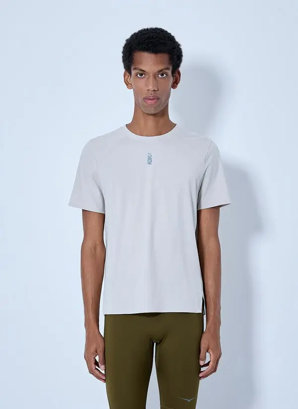 HOKA® Everyrun Short Sleeve T-shirt - Grey