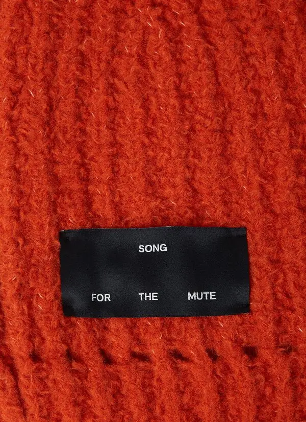 SONG FOR THE MUTE Oversized Knitted Balaclava