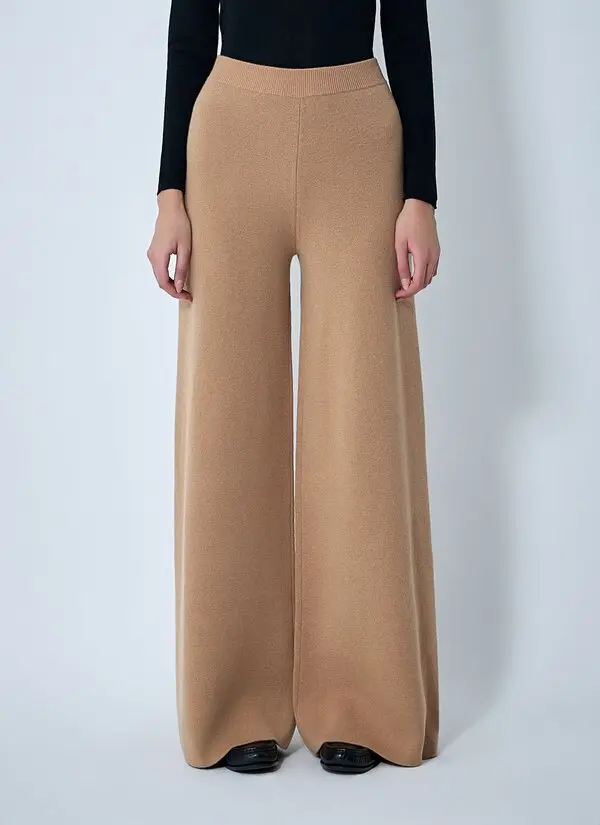 Max Mara Judy Knit Pants - Camel