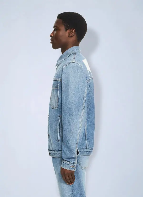 Off-White Half Arrow Denim Skate Jacket