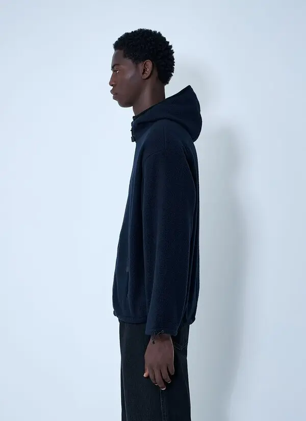 Miu Miu Hooded Logo Motif Sweatshirt