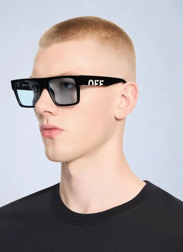 Off-White Casper Light Blue Lens Sunglasses - Multicolor