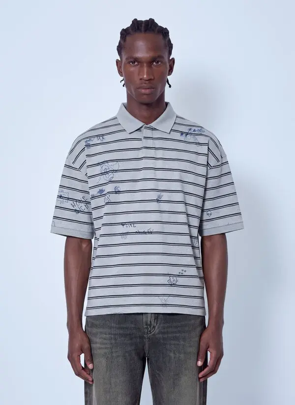 Vetements Scribbled Polo