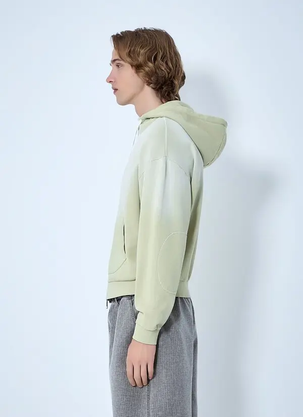 BRAIN DEAD Padded Elbow Zip-up Hoodie