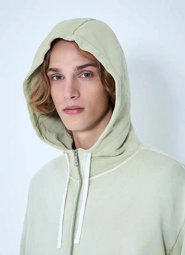 BRAIN DEAD Padded Elbow Zip-up Hoodie