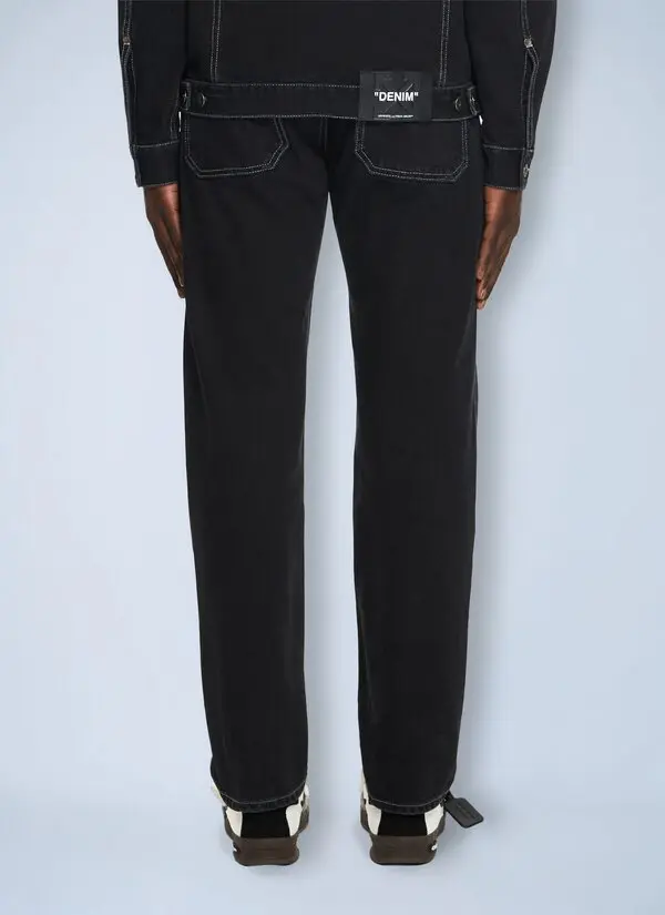 Off-White Half Arrow Tapered Jeans