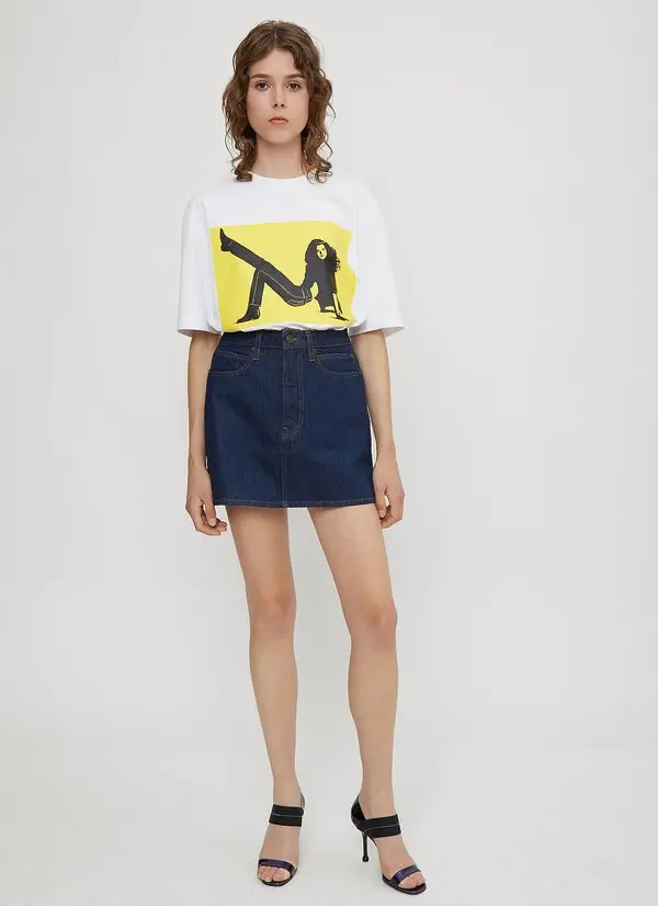 CALVIN KLEIN EST 1978 Denim Mini Skirt