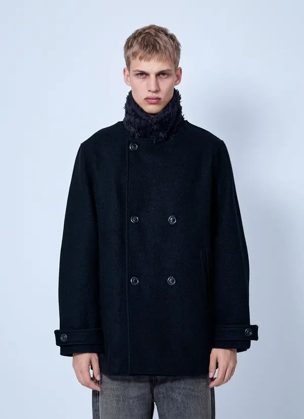 Our Legacy Wage Peacoat - Black