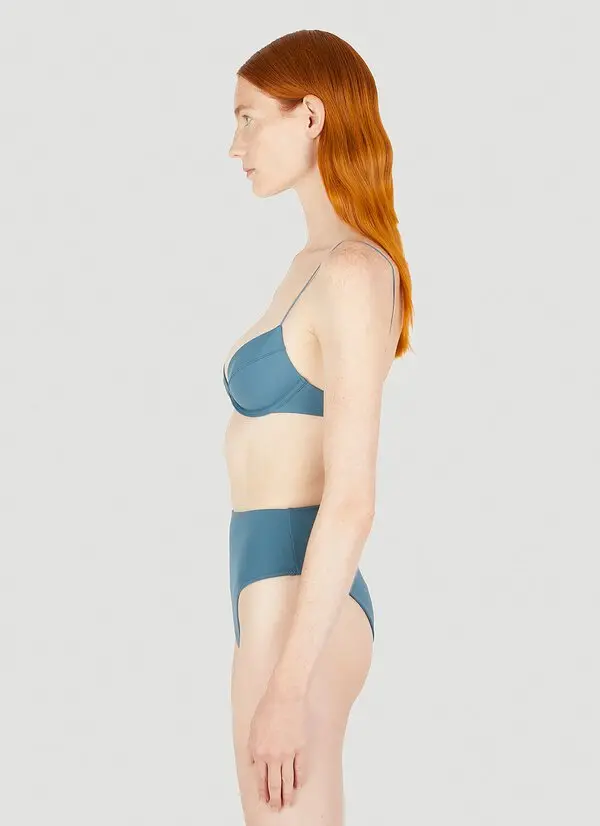 ZIAH Fine Strap Almond Bikini Top