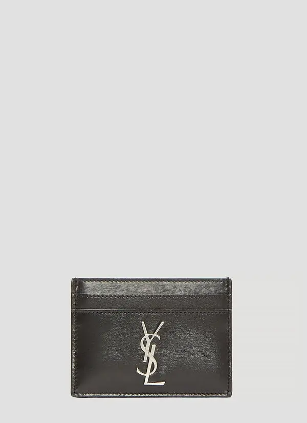Saint Laurent Cassandre Cardholder - Black