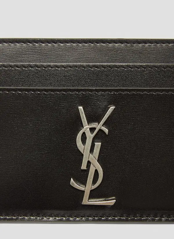 Saint Laurent Cassandre Cardholder - Black