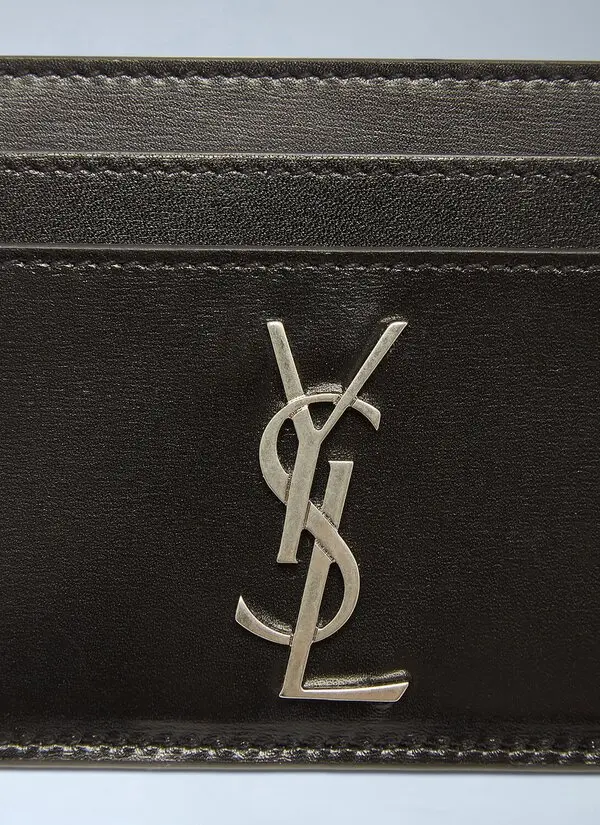 Saint Laurent Cassandre Cardholder - Black