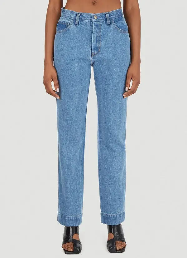 REJINA PYO Alfie Straight-leg Jeans - Blue